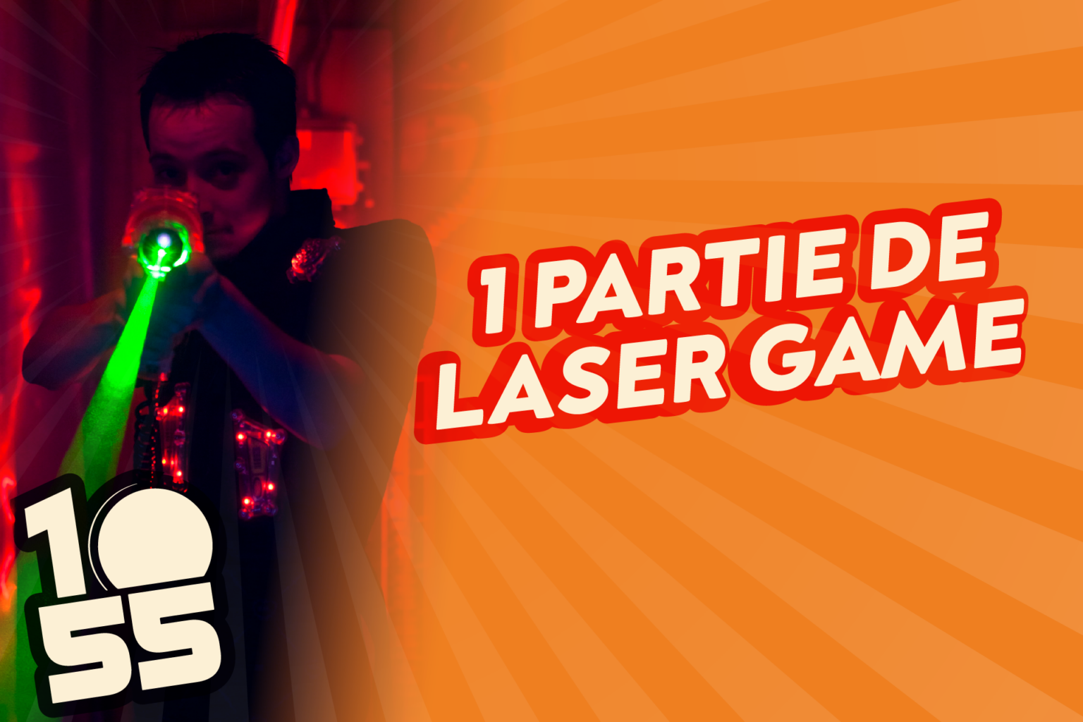 1 partie de laser game - La boutique 1055